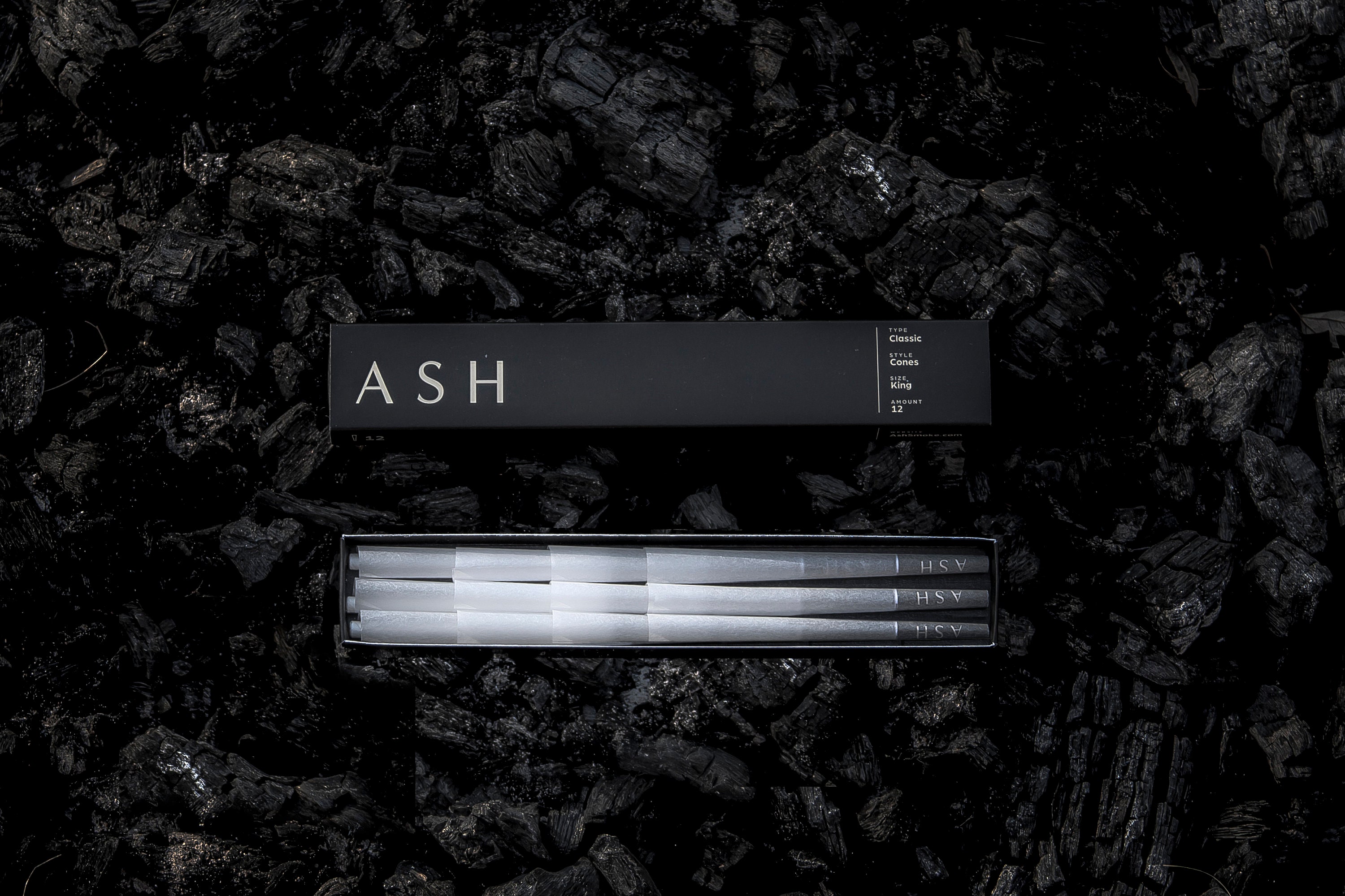 ASH Pre Rolled Cones 12 Count Classic FULL BOX 12 Packs - Etsy
