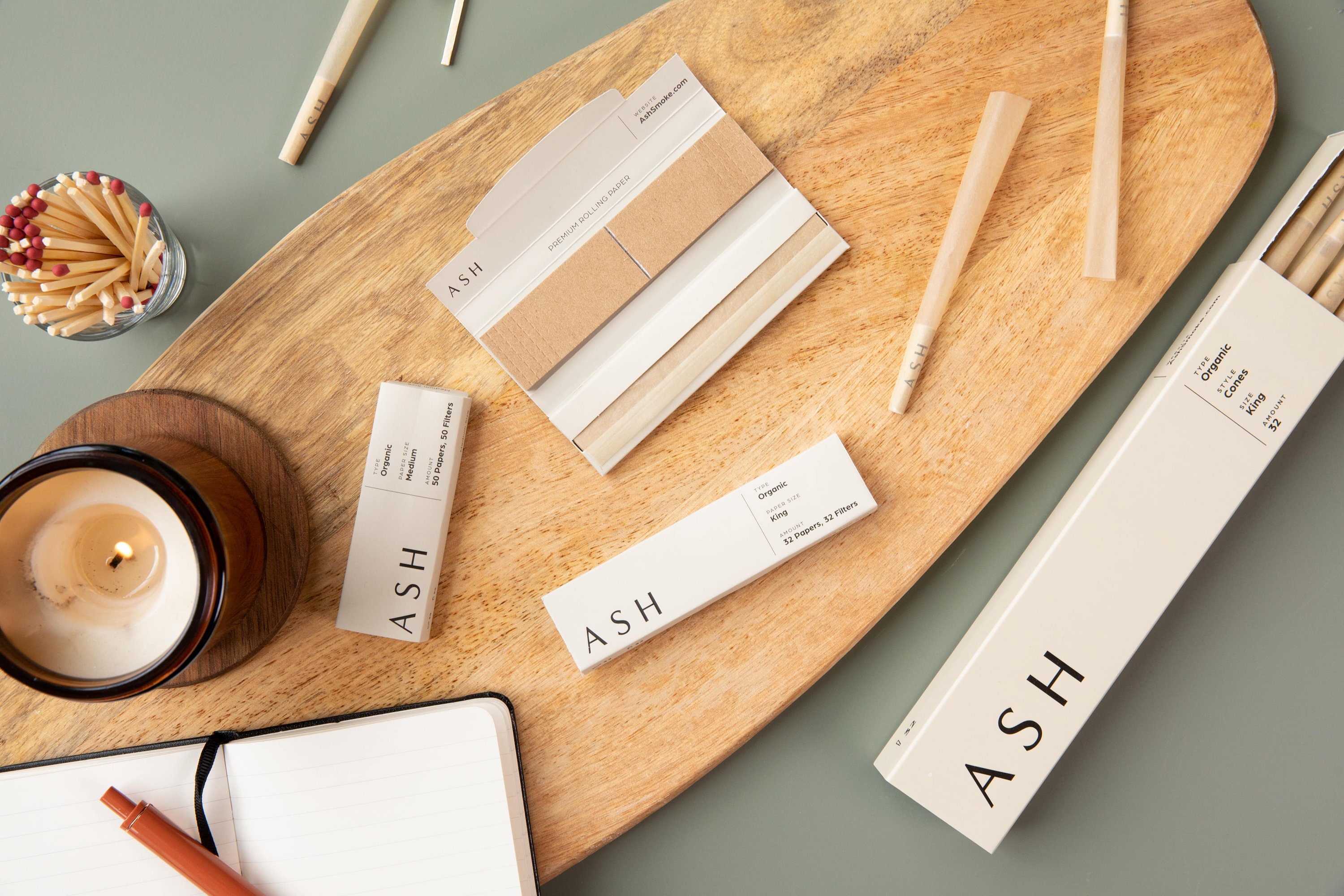 Organic Collection Full Rolling Pack | Rolling Paper + Cones - Etsy
