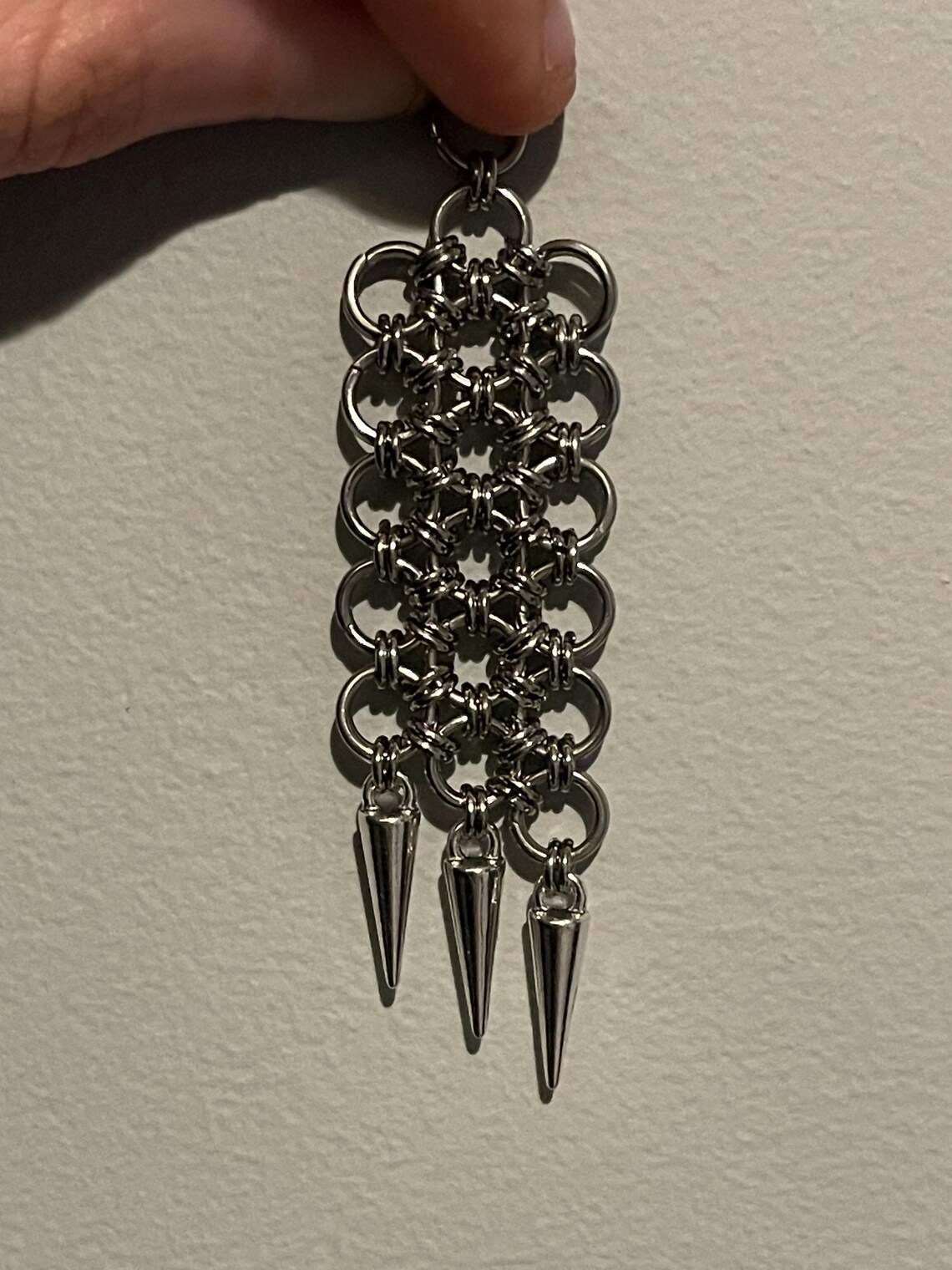 Chainmail Medival Armour Chain Mail Stainless Steel Keychain Zipper ...