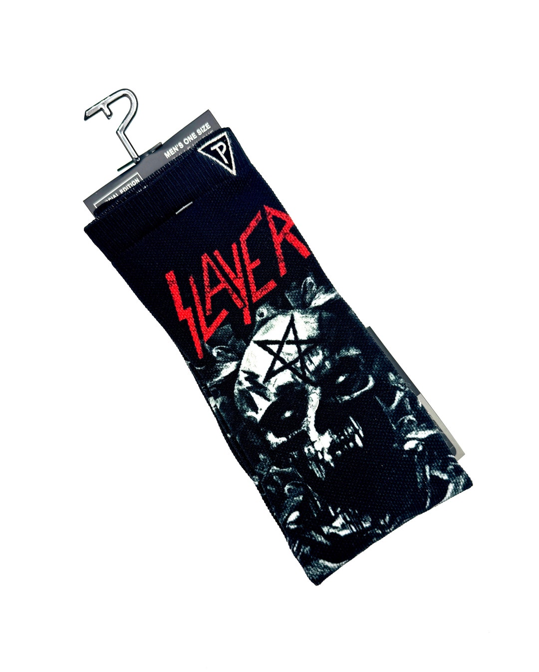 Slayer Sublimation Print Sub Crew Socks Skull Rock and Roll - Etsy
