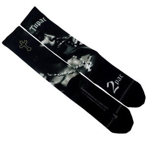 2pac Keep Your Head Sublimation Print King Crew Socks Legend Hip Hop - Etsy