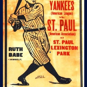 Babe Ruth Yankees T - Shirt NY Mens Womens Any Sizes NEW Print L XL ...