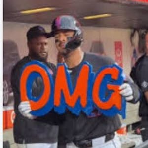 METS OMG 3D Sign Art 16 Inch Decor Sign Art 3-D New Brooklyn Playoffs ...