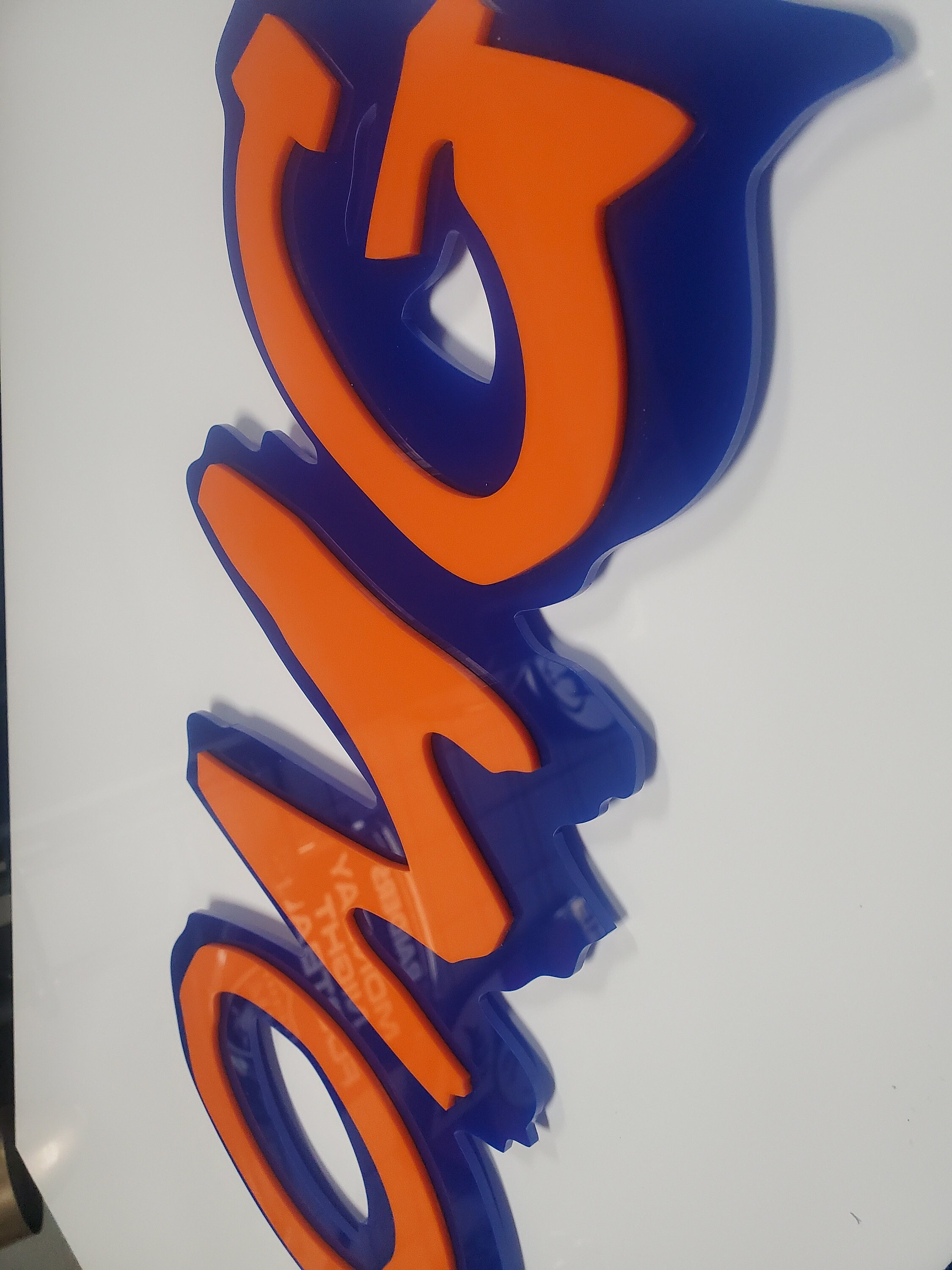 METS OMG 3D Sign Art 16 Inch Decor Sign Art 3-D New Brooklyn Playoffs ...