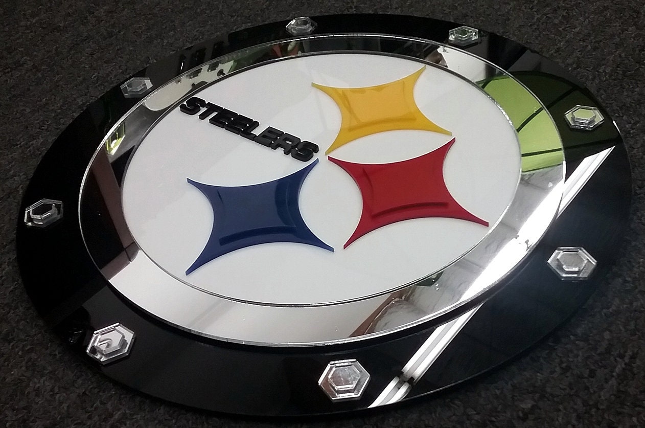 STEELERS 3D Men of STEEL Sign Art Super Bowl 3-D Stadium - Etsy