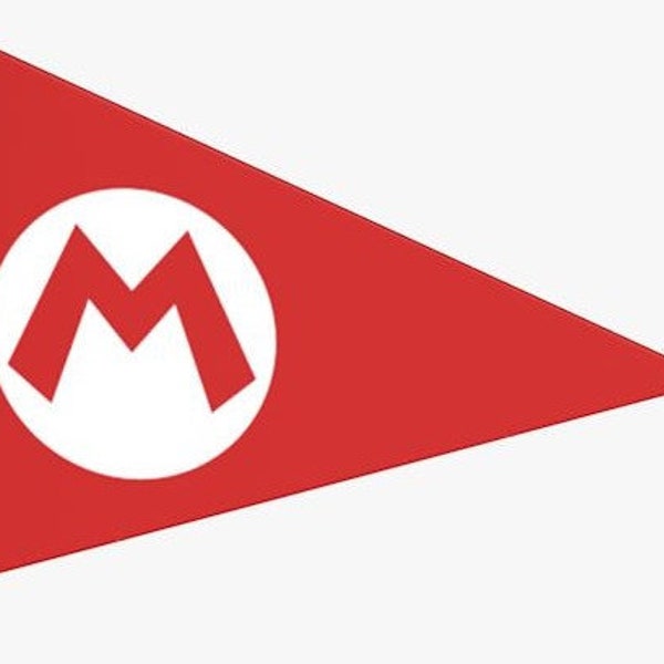 Mario Flag - Etsy