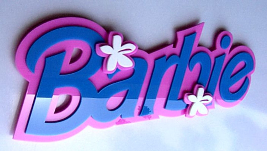 BARBIE 3D Sign ART Movie ART 3-D Dinosaur Home Theater Display Mancave ...