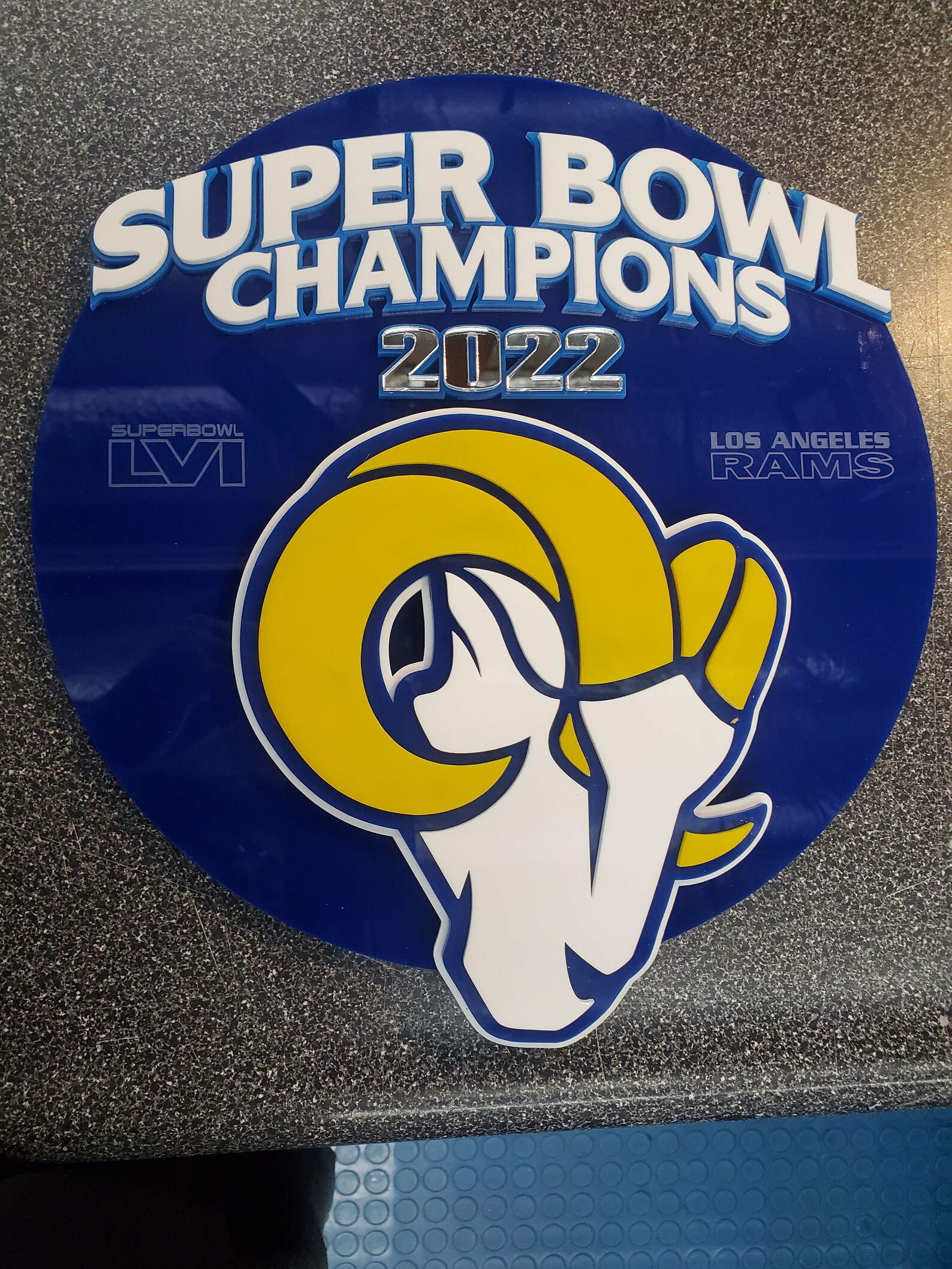 RAMS 3D Medallion Logo Necklace Unique With Chain Los Angeles - Etsy