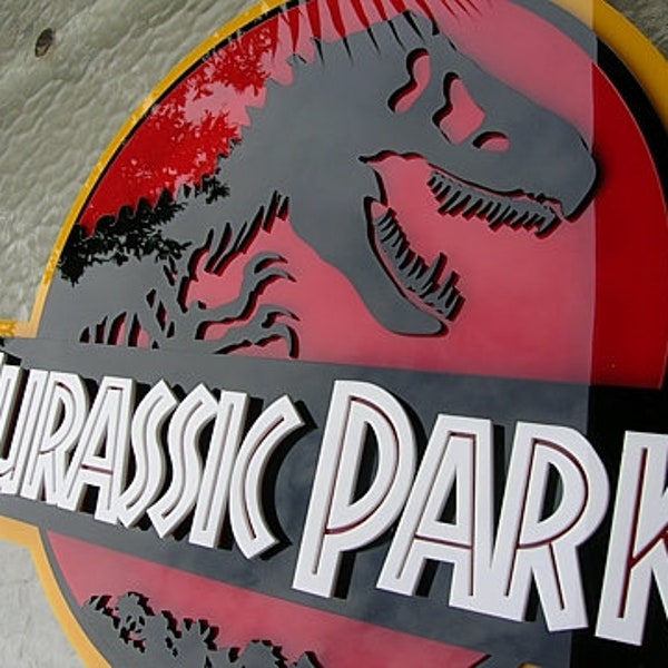 Jurassic Park Raptor Sign - Etsy