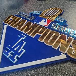 WELCOME to DODGER STADIUM 3D Sign Art Legend Los Angeles La Raiders ...