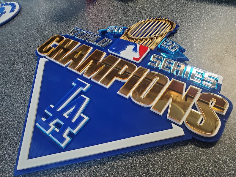 WELCOME to DODGER STADIUM 3D Sign Art Legend Los Angeles La - Etsy