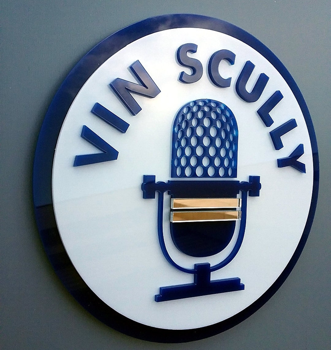 Scully and Lasorda 3D Signs Art Legend Los Angeles LA Raiders Oakland ...