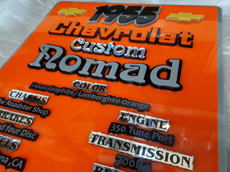 CAR SHOW 3D Sign Art for Events Awards Garage Man Cave Display Cars ...