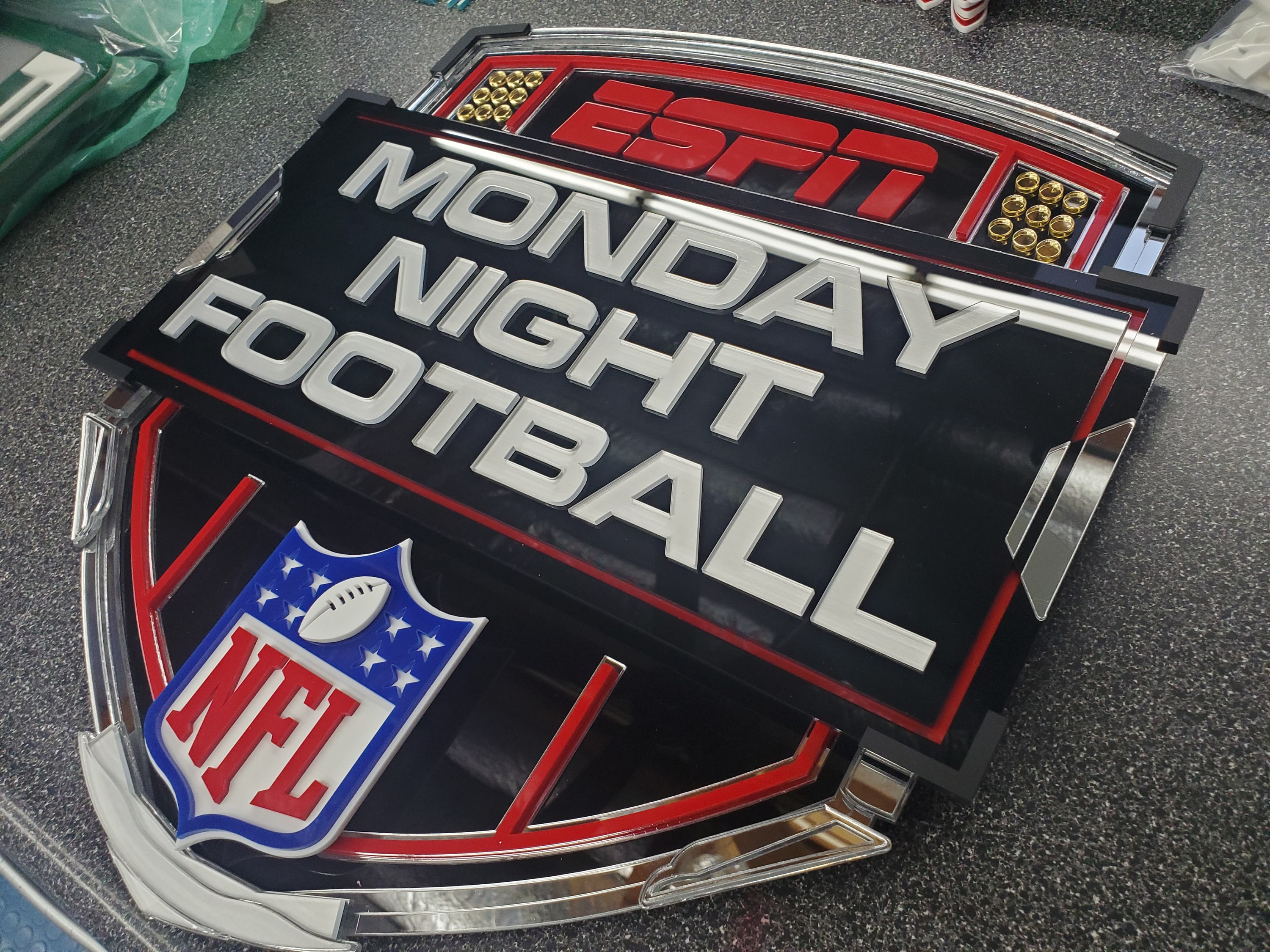 Lambeau Field PACKERS 3D Sign ART Green Bay Unique Football - Etsy