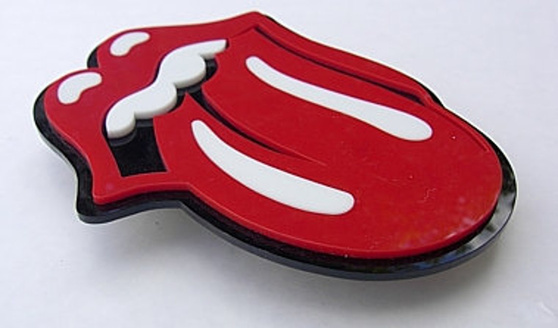 Rolling Stones Tongue 3D Sign ART Logo Custom Fender Stratocaster Music ...