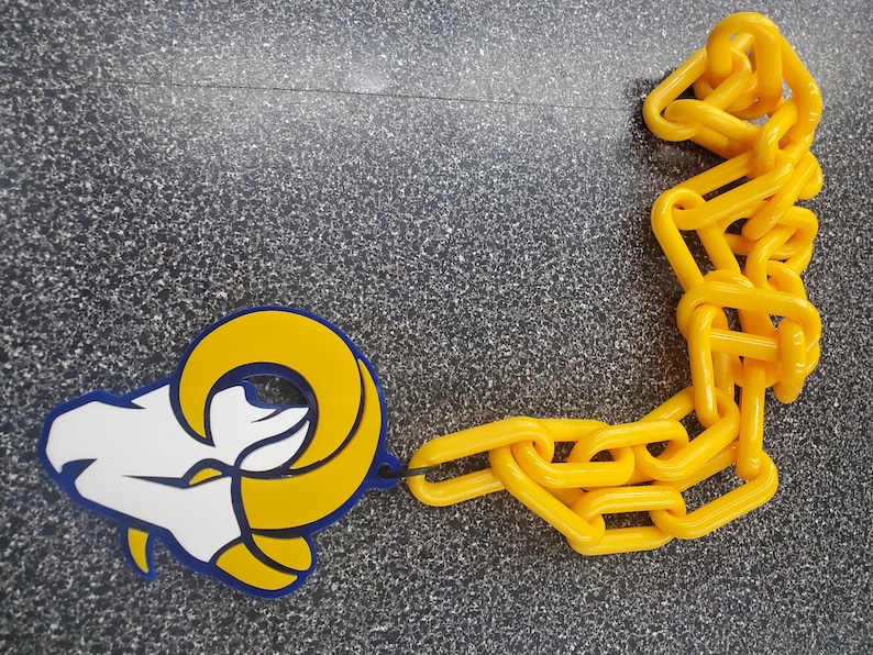 RAIDERS 3D Medallion Logo Necklace Unique With Chain Los - Etsy