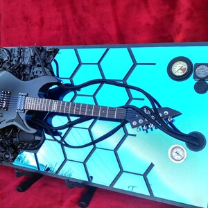 VAN HALEN 3D Sign Art Mirror Chrome Lettering Logo Custom Fender Gibson ...