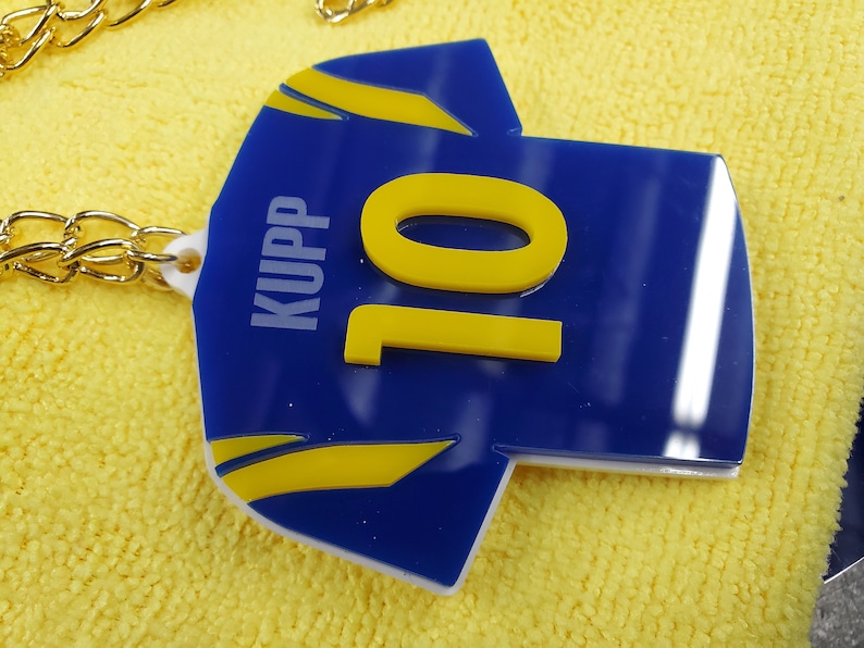 RAMS 3D Medallion Logo Necklace Unique With Chain Los Angeles - Etsy