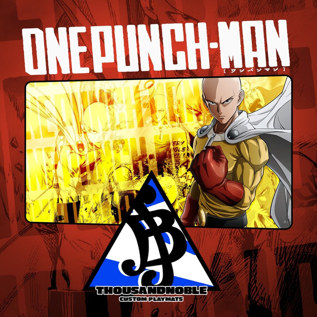 One Punch Man TCG Custom Playmat Anime DIGITAL FILE - Etsy