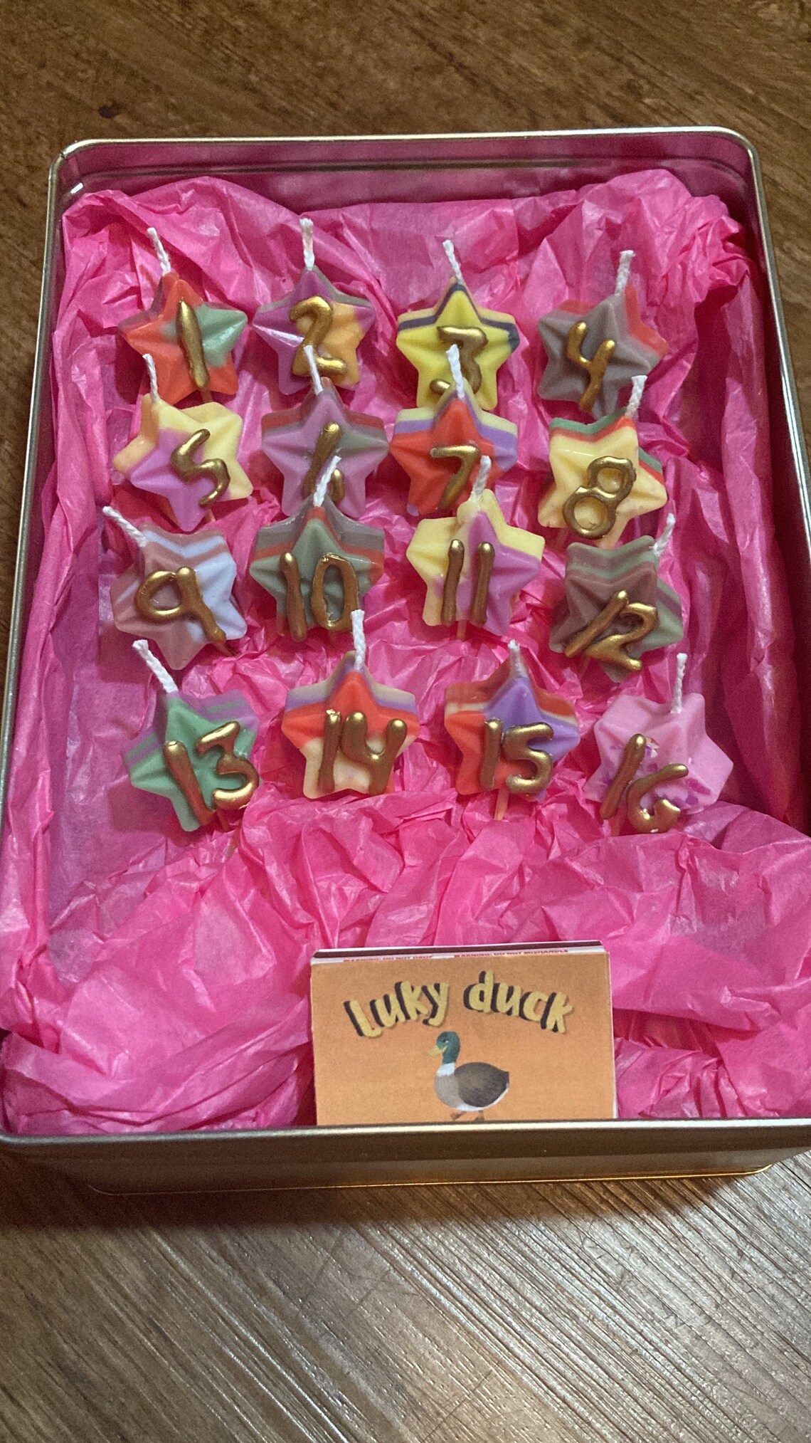 16 Wishes Candle Box Etsy UK