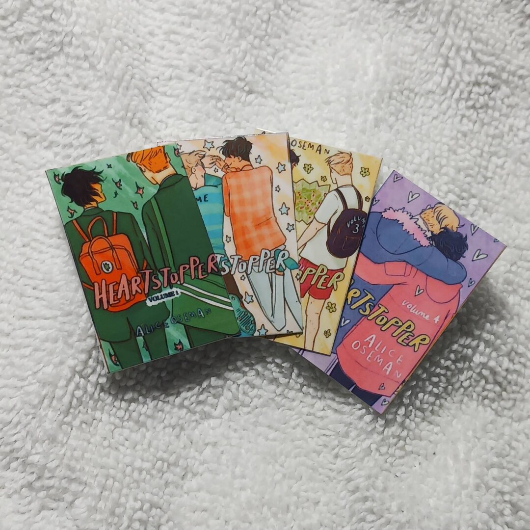 Mini Heartstopper Book Cover Stickers, Bookish Stickers, Bookish Gifts ...