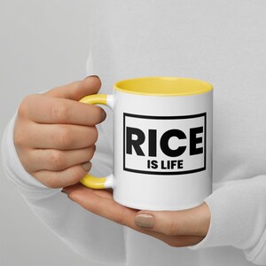 Rice is Life Mug, Rice Lover Mug, Filipino Humor, Filipino Pride ...