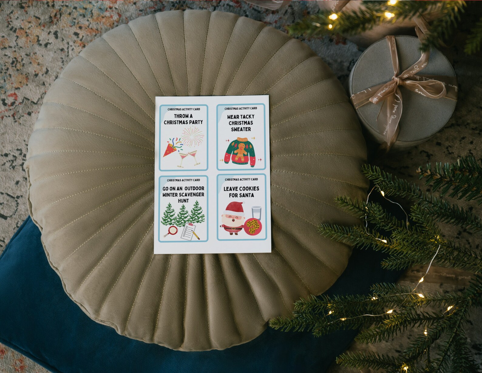 Christmas Advent Activity Card Bundle for Kids and Family, Christmas ...