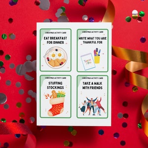 Christmas Advent Activity Card Bundle for Kids and Family, Christmas ...