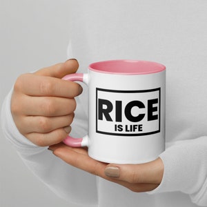 Rice is Life Mug, Rice Lover Mug, Filipino Humor, Filipino Pride ...
