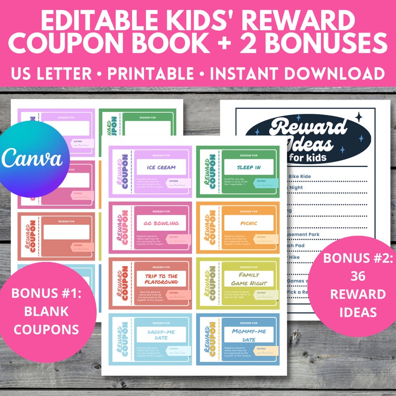 Reward Coupons - Etsy