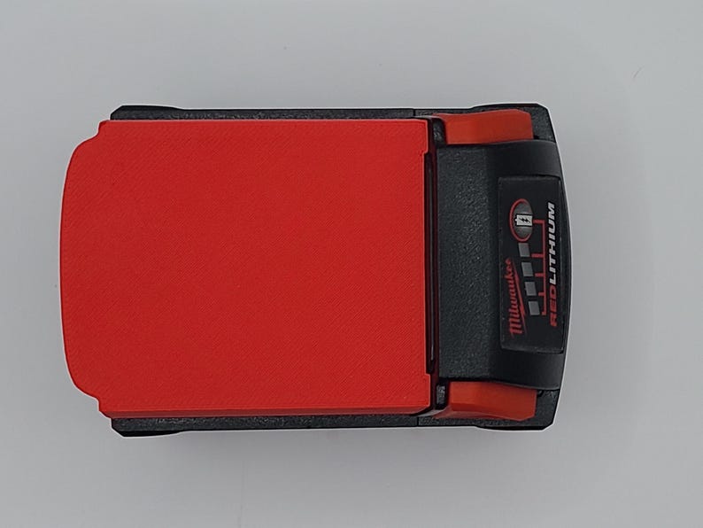 3D Printed Milwaukee M18 Battery Cover: Personalized Dust Cap - Etsy
