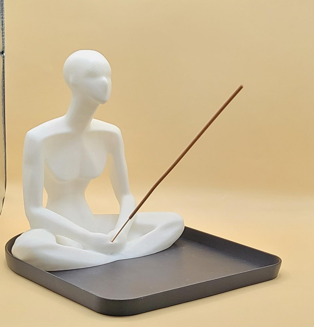 3D Printed Meditative Muse Incense Holder – Zen Decor, Yoga Room ...