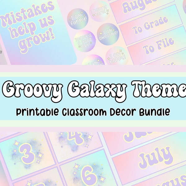 Galaxy Classroom Theme - Etsy