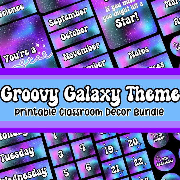 Galaxy Banner - Etsy