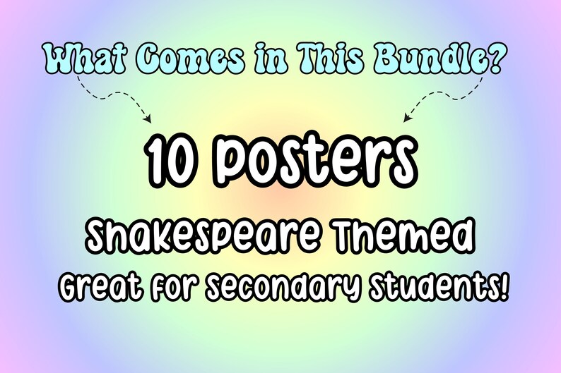 English Classroom Decor High School Literary Device Posters ELA ...