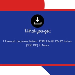 Navy Fireworks - Seamless Pattern. Digital File for Use on Fabric, Kids ...