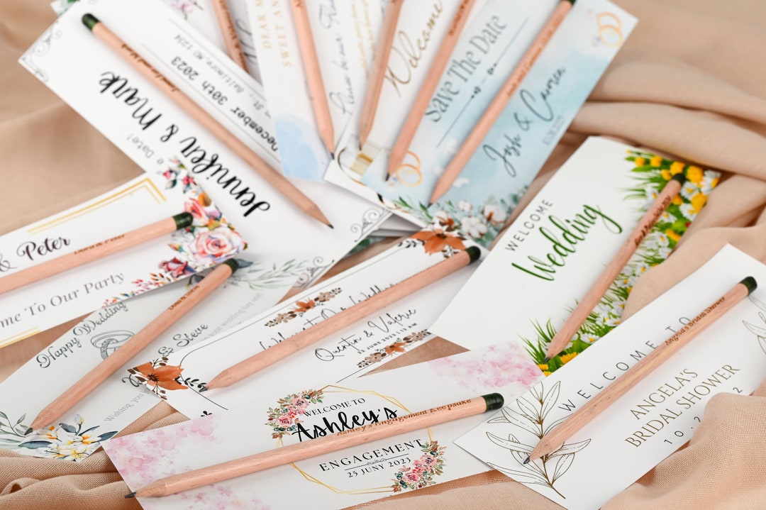 Seed Pen Wedding Favors, Eco Friendly Wedding Favors, Pine Seed Pen ...