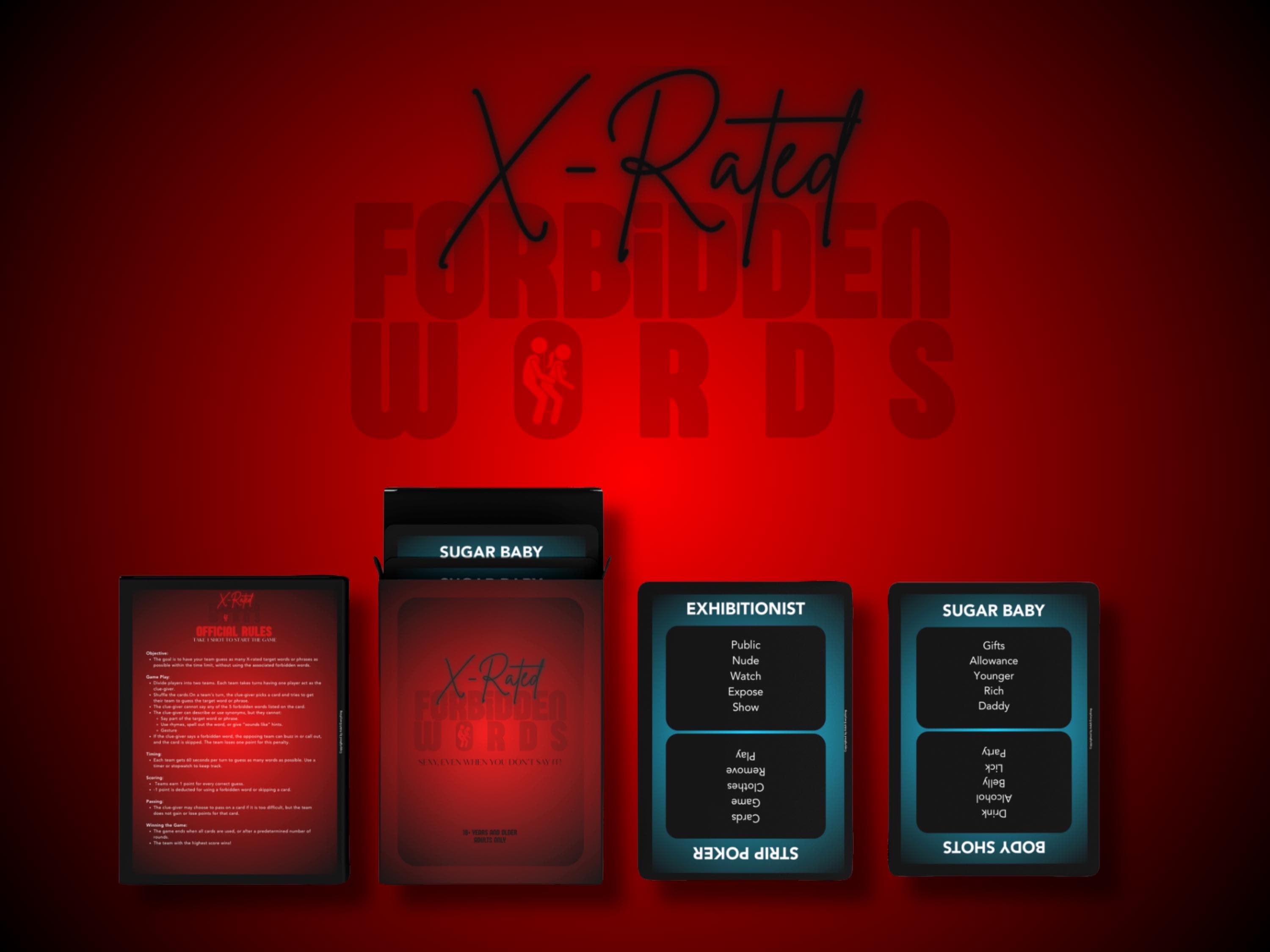 X-rated Forbidden Words Game: Spicy Adult Party Fun (digital Download ...