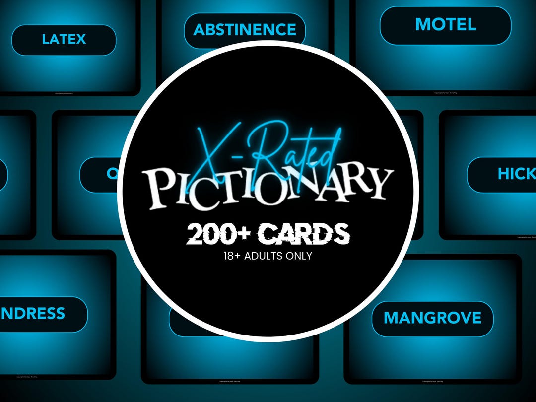 Spicy X-rated Pictionary Card Game Party Card Game for Adults Fun ...