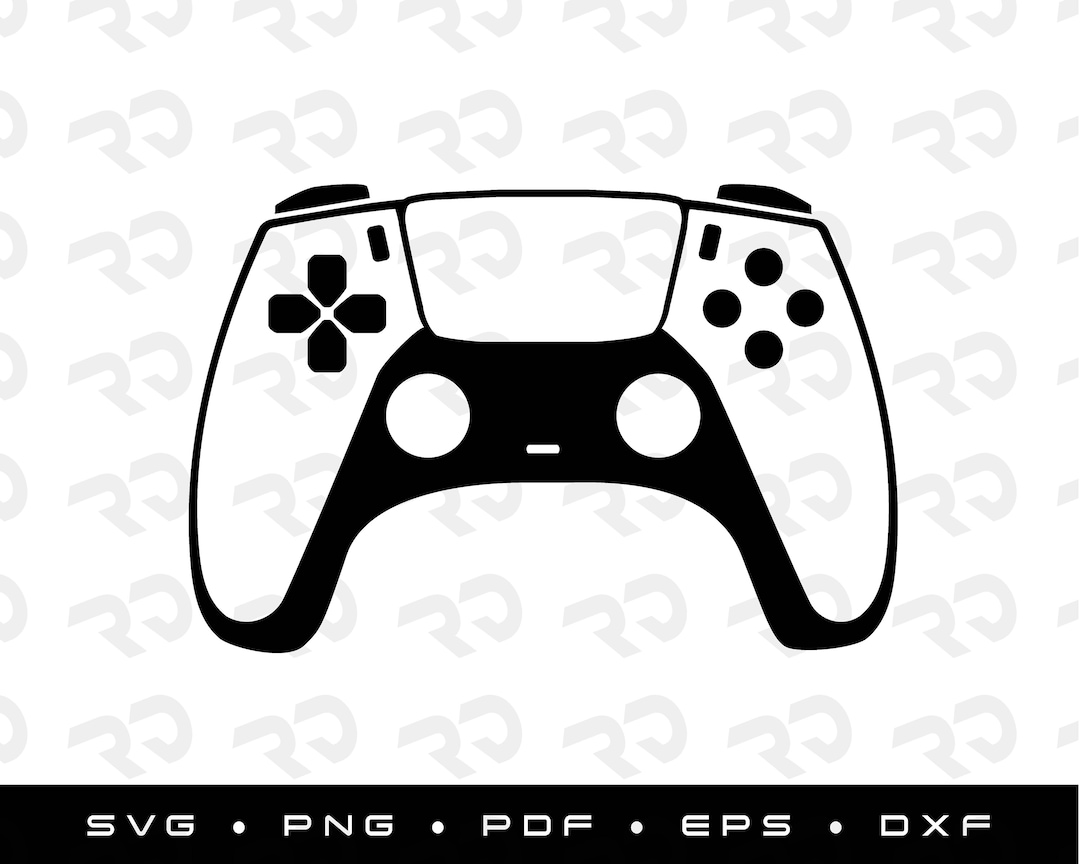 PS5, Dualsense Gamer Gaming Controller SVG, PNG, PDF, Eps, Dxf, Cricut ...