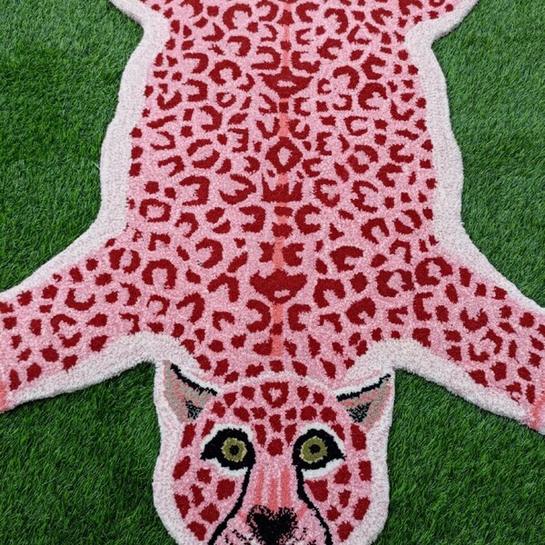 Pink Animal Rug - Etsy