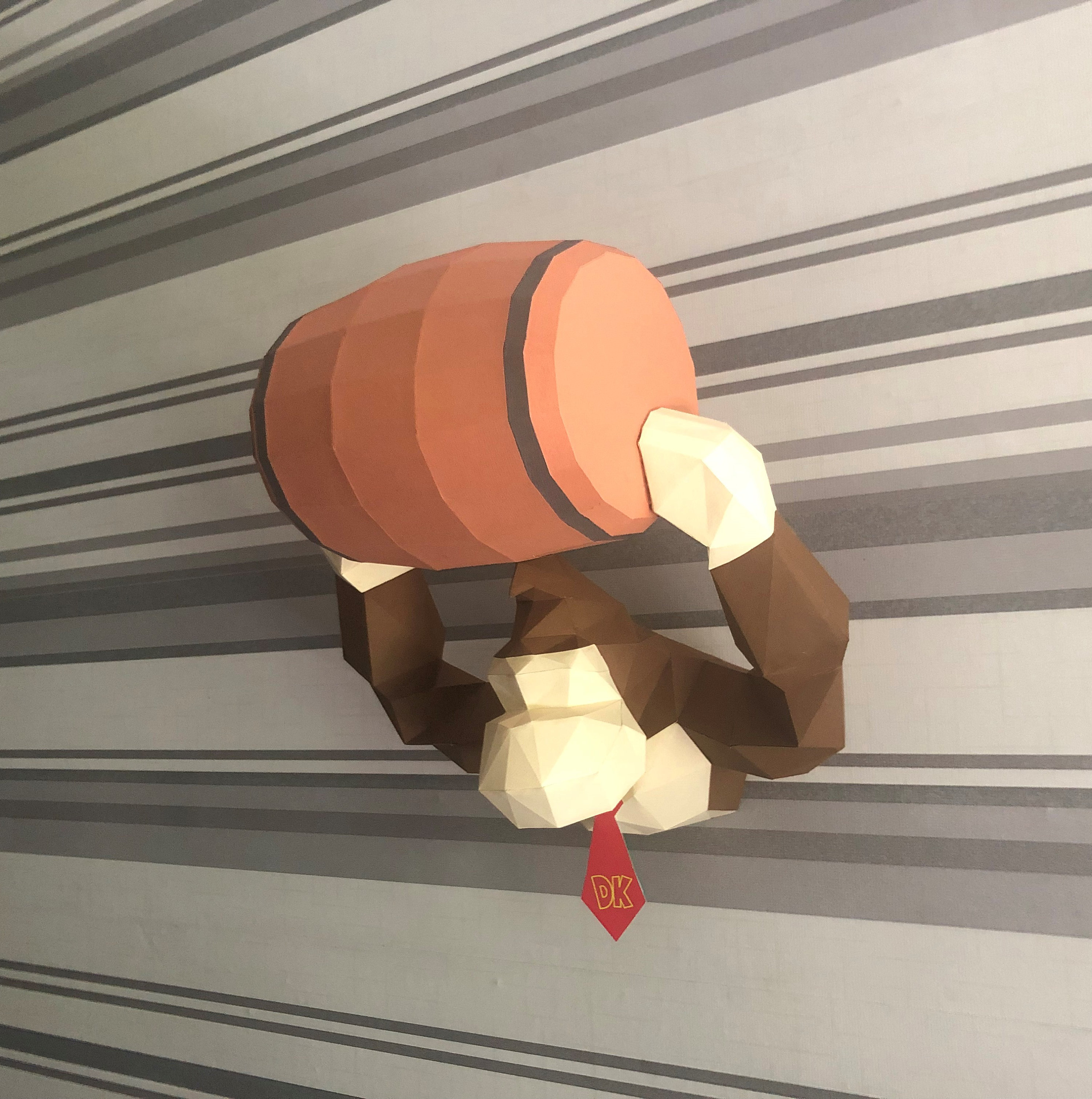 The Donkey Kong 3d Paper Model, Make Your Own Paper Model Donkey Kong ...