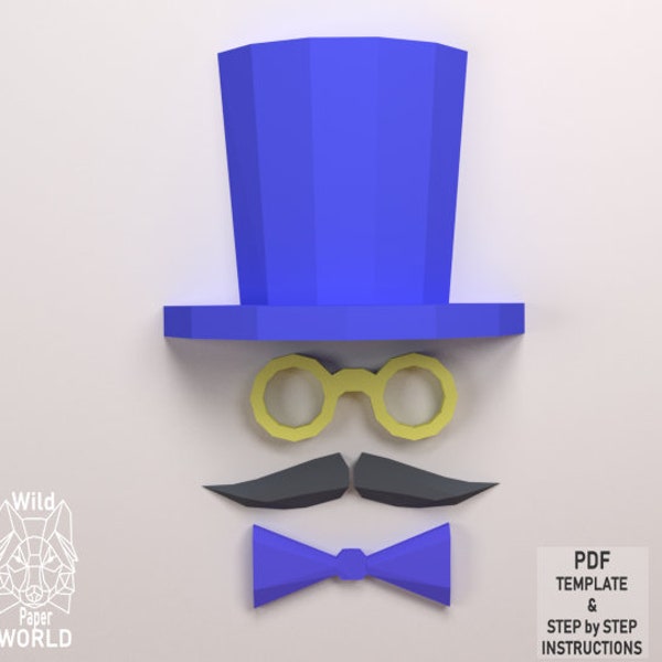 Gentleman Mustache - Etsy