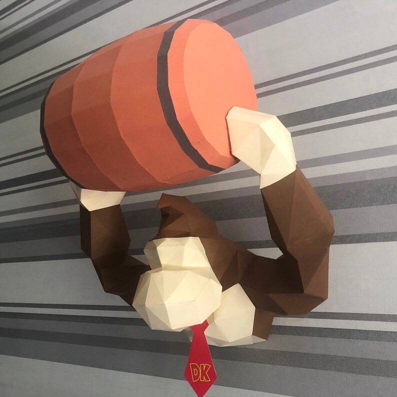 The Donkey Kong 3d Paper Model, Make Your Own Paper Model Donkey Kong ...
