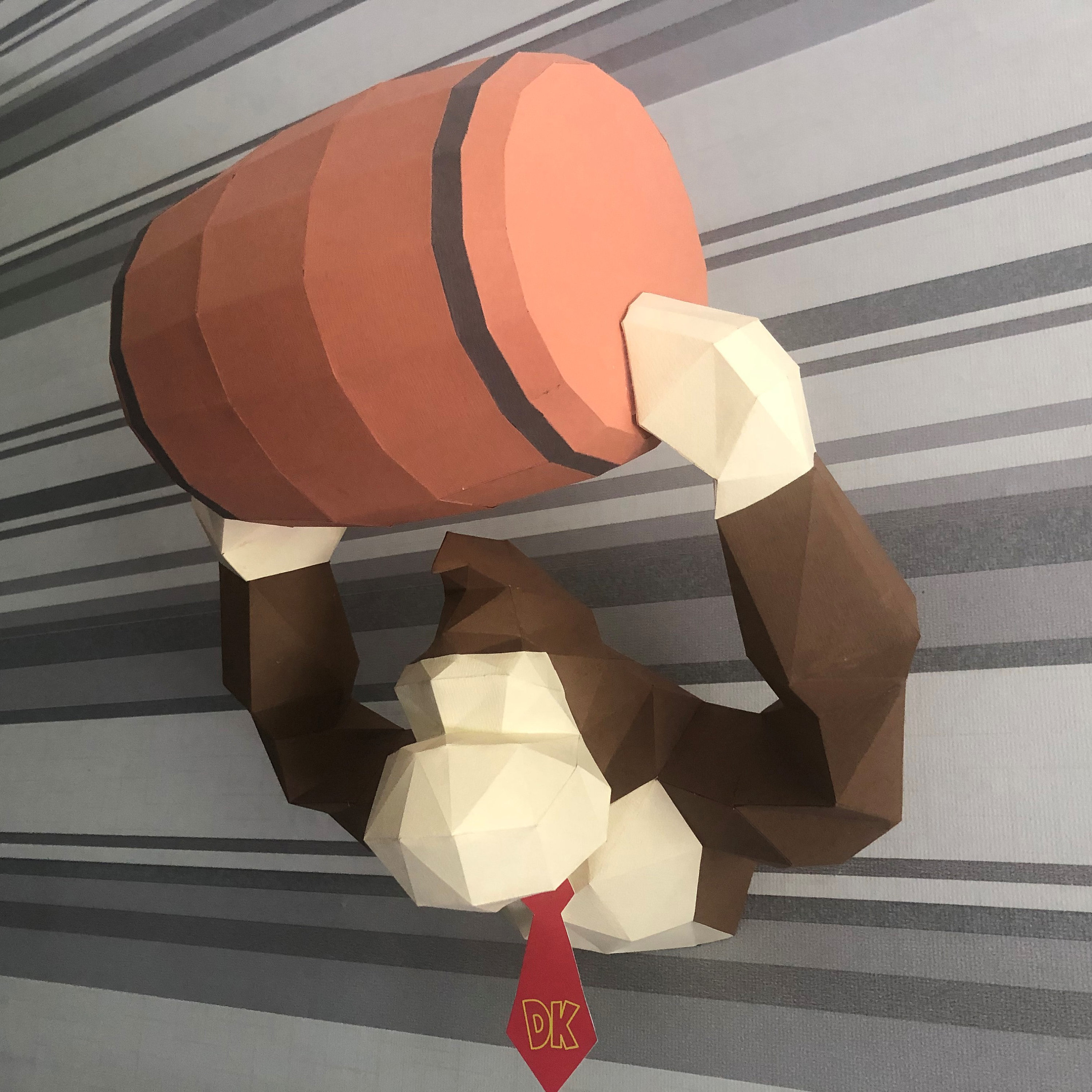 The Donkey Kong 3d Paper Model, Make Your Own Paper Model Donkey Kong ...