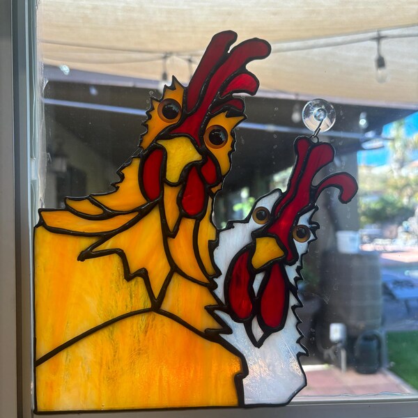 Glass Chicken - Etsy