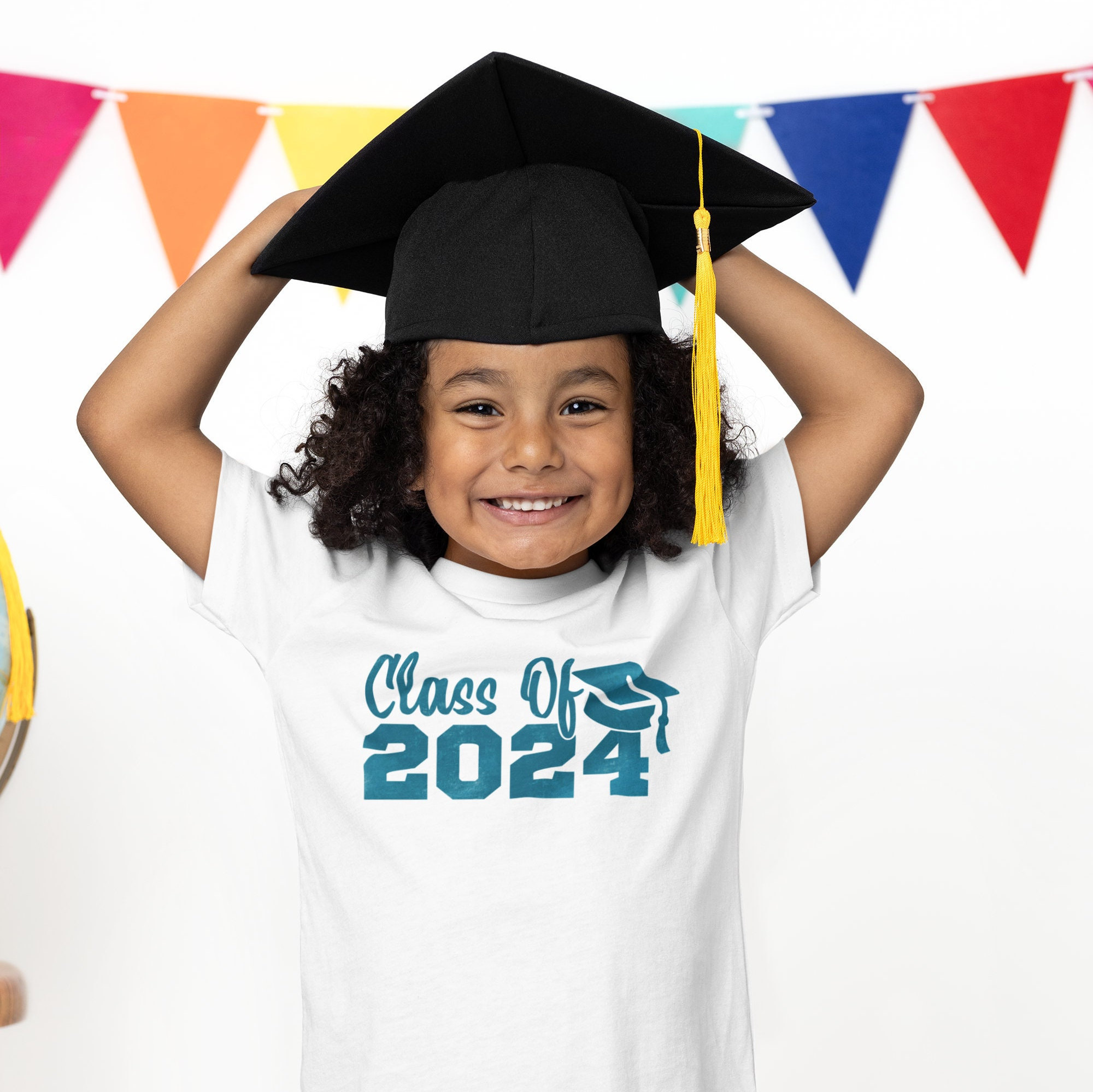 Class of 2024 Senior College Graduation Canva Frames Templates. Set of ...