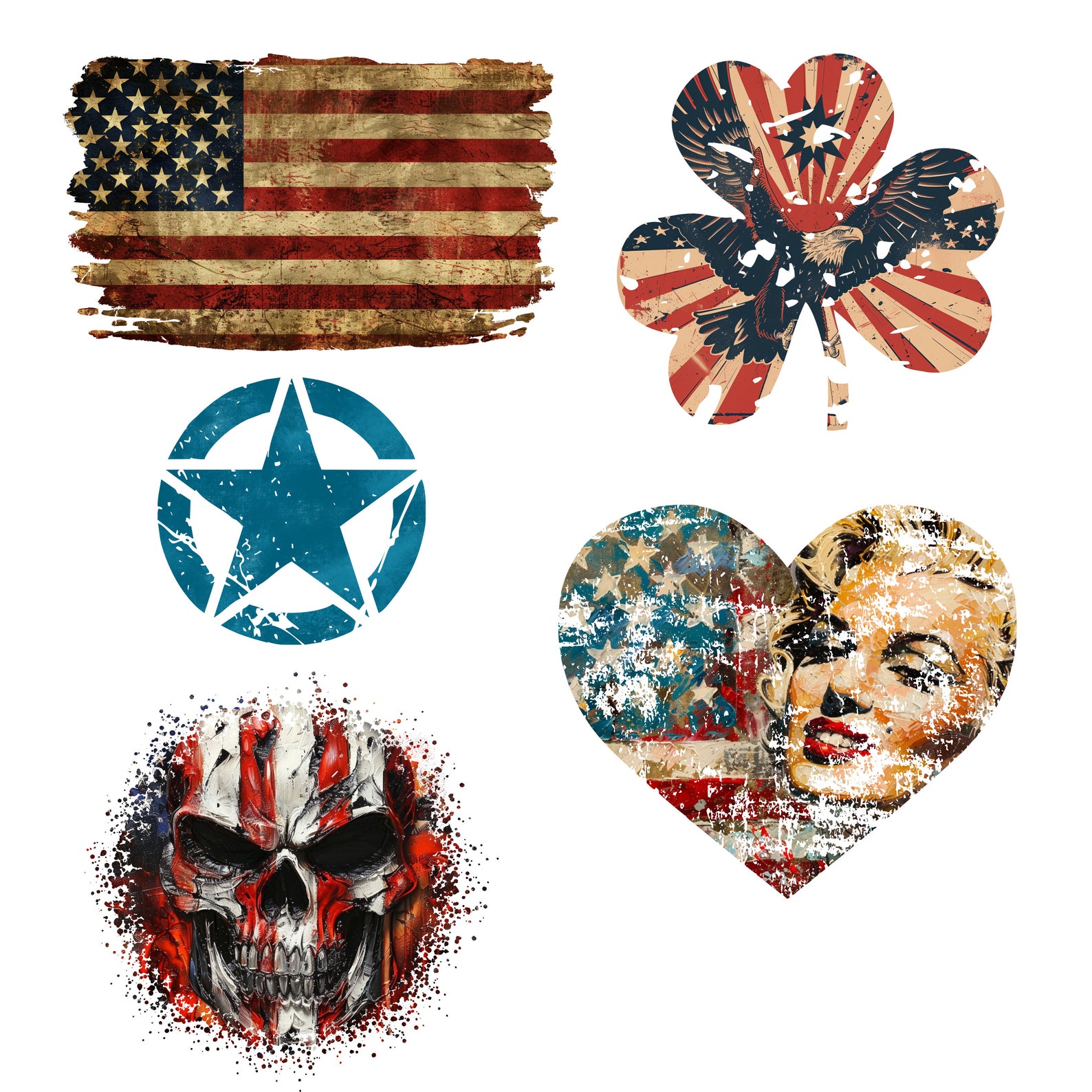 33 Canva Frames Templates With Distressed Borders Bundle, Easy Drag and ...