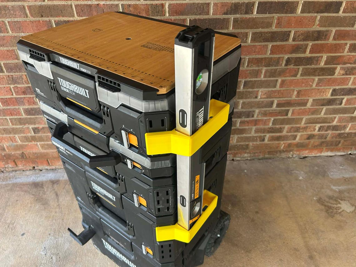 Toughbuilt Stacktech Dual Level Brackets. Mount 2 Spirit Levels to Your Stacktech Rig - Etsy