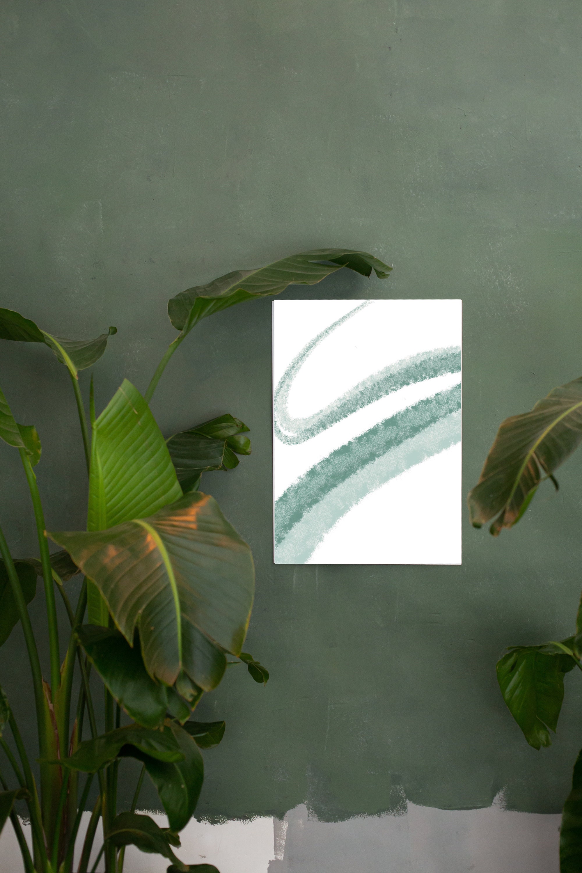 Sage Green Digital Download A3 Poster. Wall Decor Art for for - Etsy